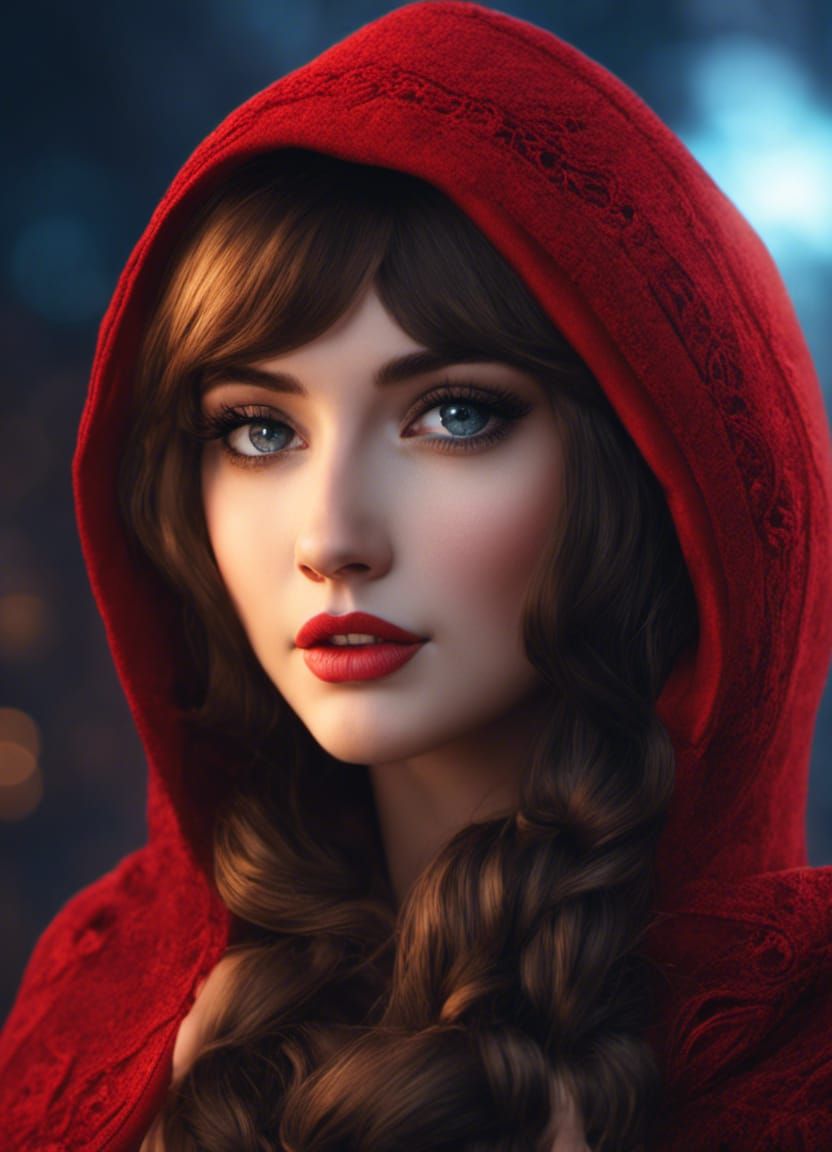Little Red Riding Hood - AI Generated Artwork - NightCafe Creator