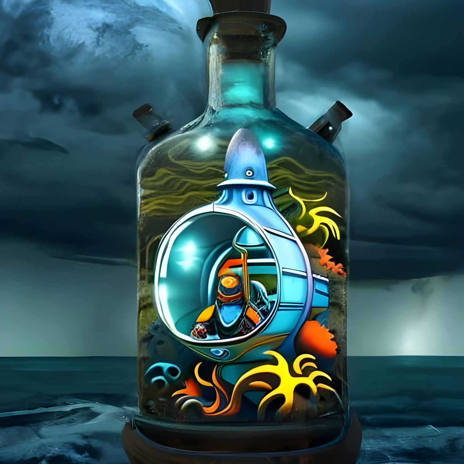 Kidnapped from another Dimension - AI Generated Artwork - NightCafe Creator