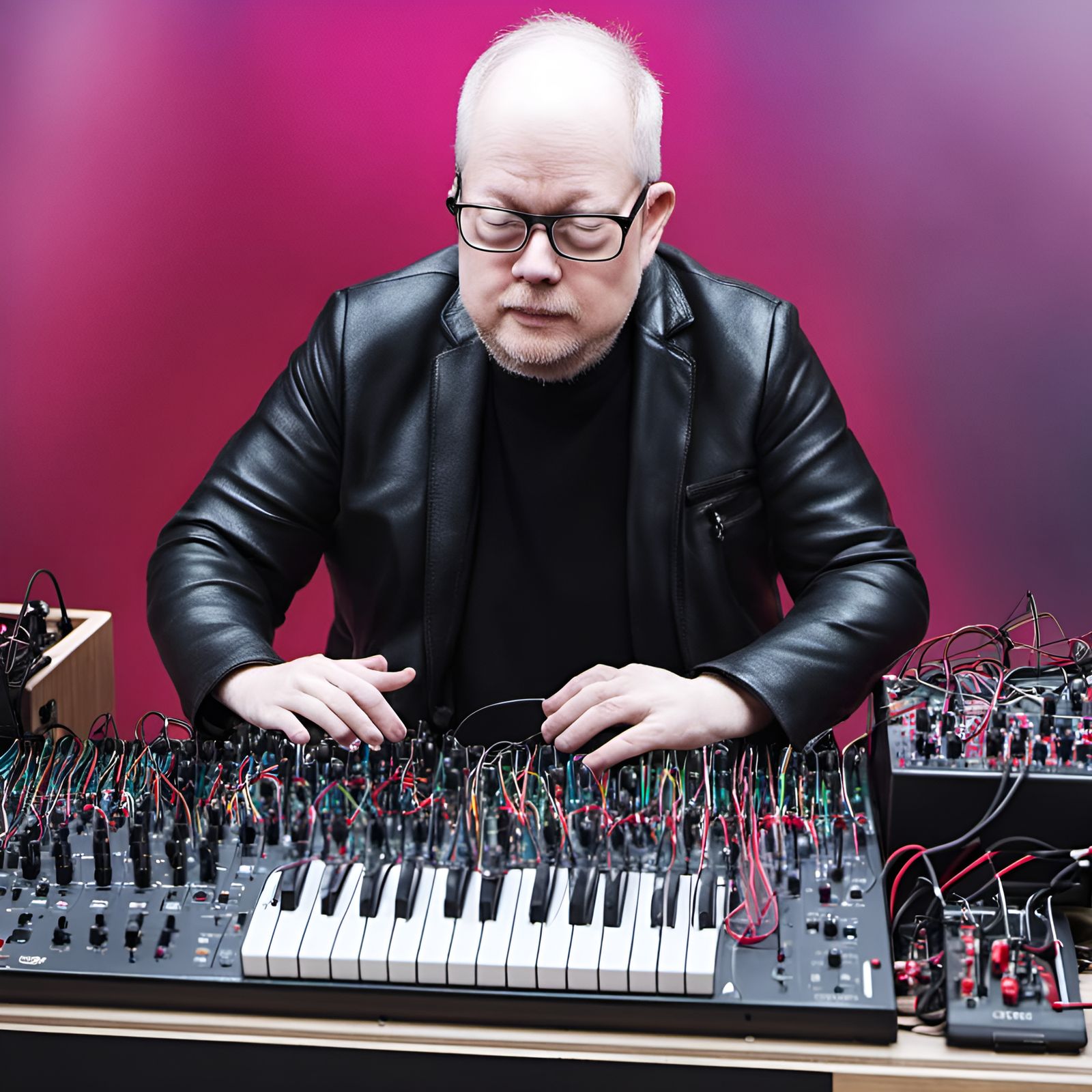 Modular Synthesizer Artist - AI Generated Artwork - NightCafe Creator