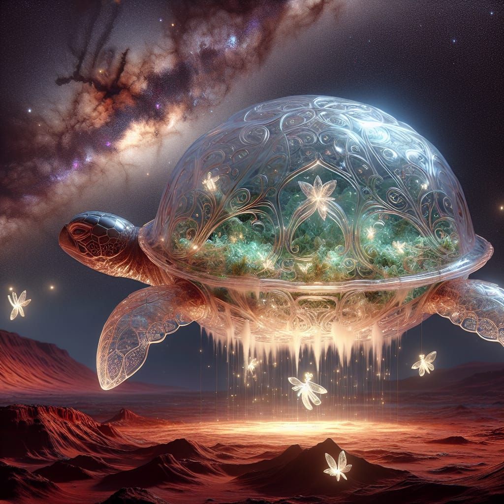 Martian Turtle! - AI Generated Artwork - NightCafe Creator