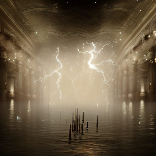 The Lightning Room - AI Generated Artwork - NightCafe Creator
