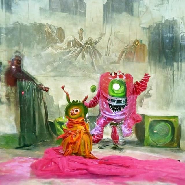 Yo gabba gabba! Muno! (Yo, right!) He’s tall and friendly. Foofa! She’s ...