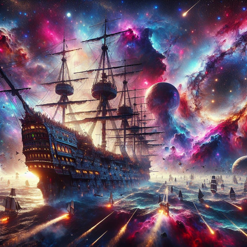 Space Marauders - AI Generated Artwork - NightCafe Creator