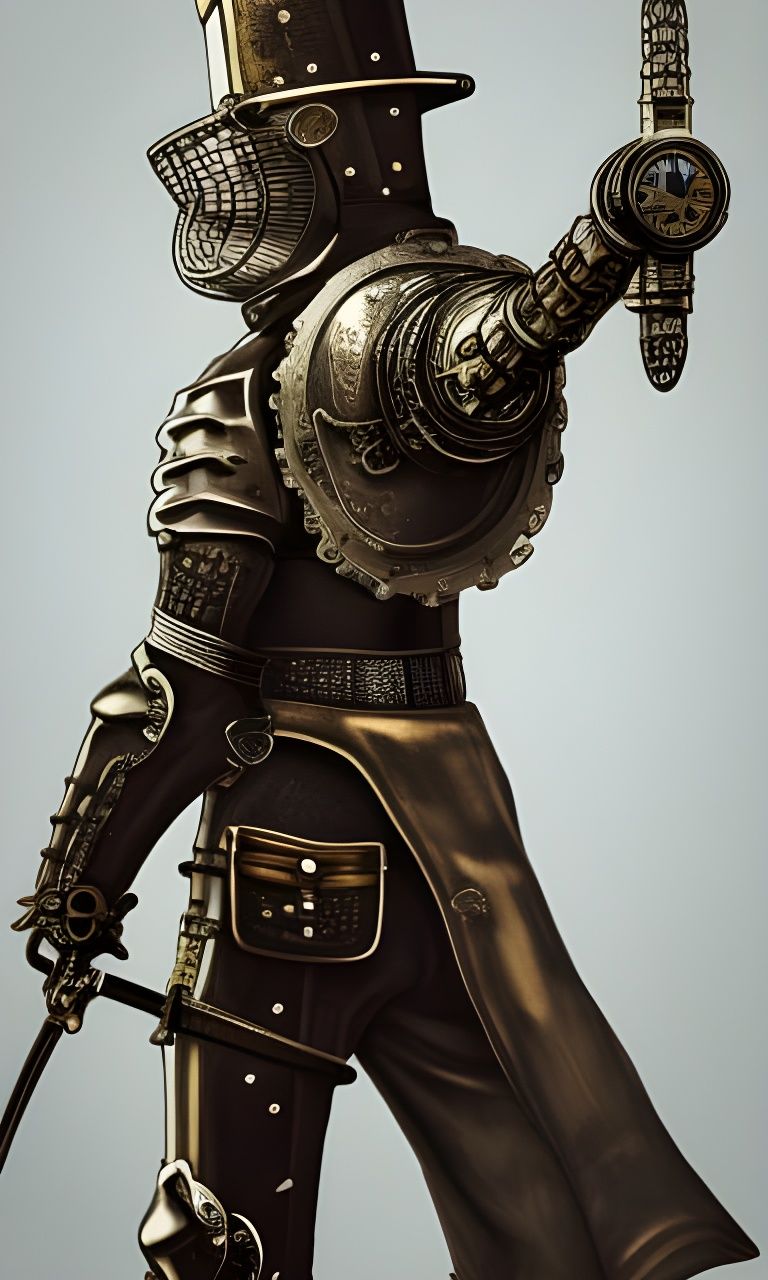 Steampunk Knight - AI Generated Artwork - NightCafe Creator