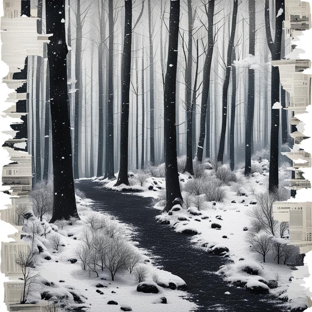 Snow memory - AI Generated Artwork - NightCafe Creator