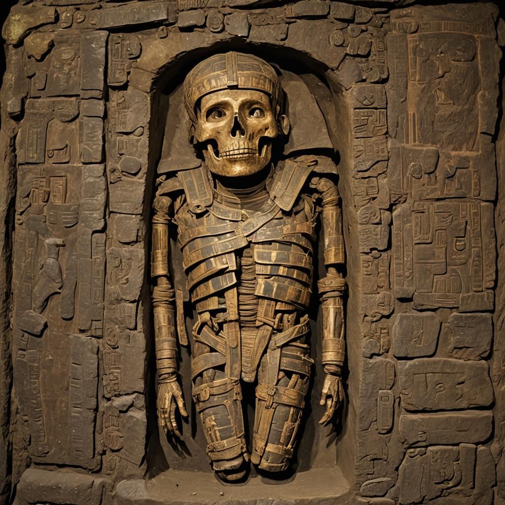 Inca mummy - AI Generated Artwork - NightCafe Creator