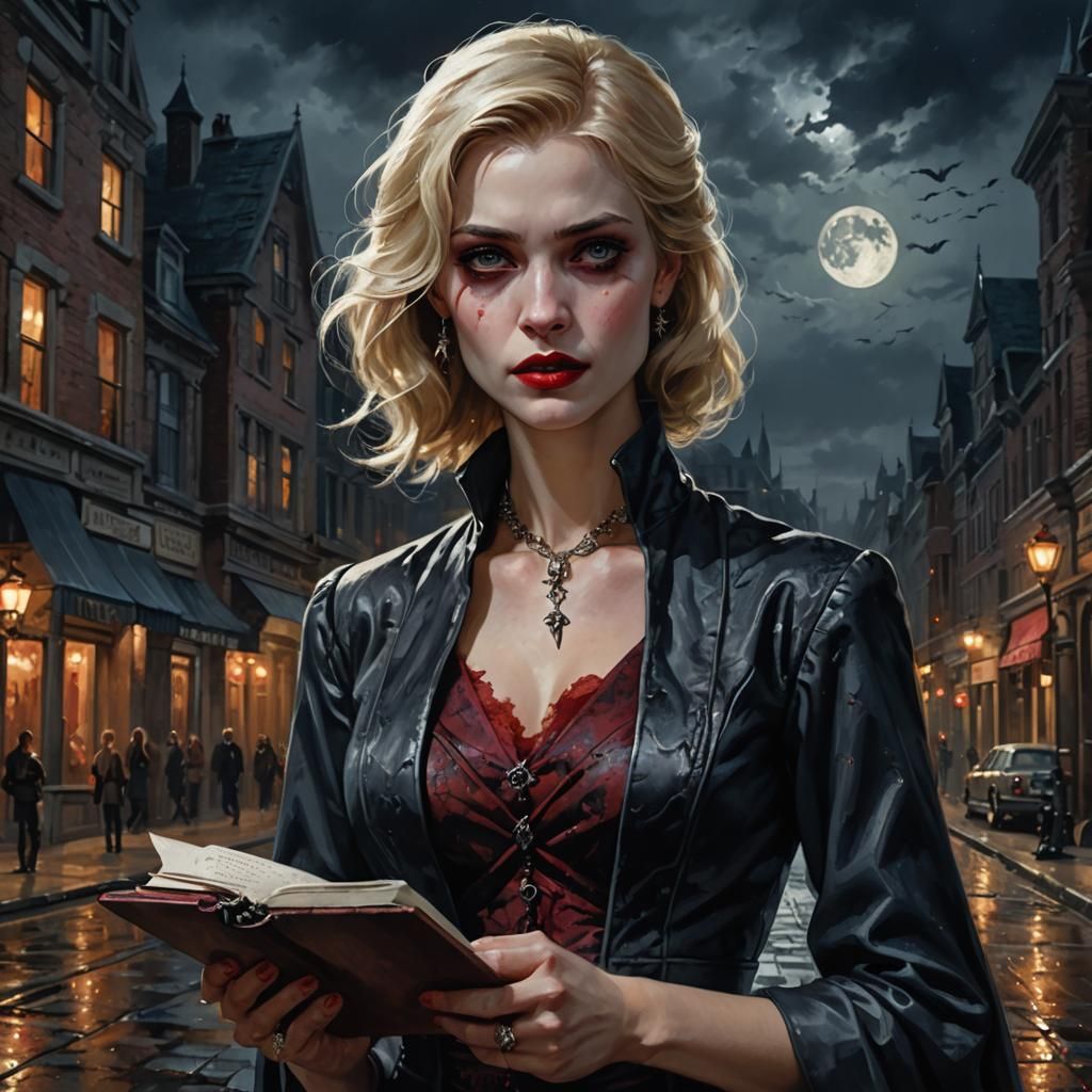 The Vengeful Vampire - AI Generated Artwork - NightCafe Creator