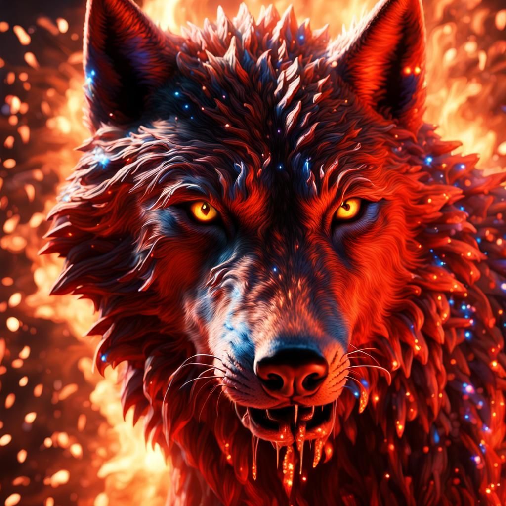 Epic Wolf - AI Generated Artwork - NightCafe Creator