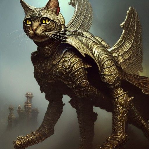 Kitty War Machine - AI Generated Artwork - NightCafe Creator