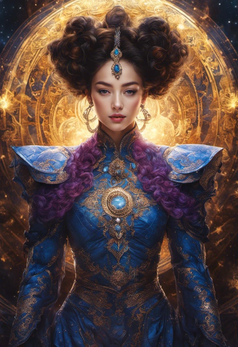 Cosmic Lady - AI Generated Artwork - NightCafe Creator