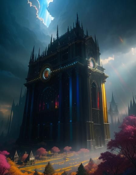 The Holy Tower - AI Generated Artwork - NightCafe Creator