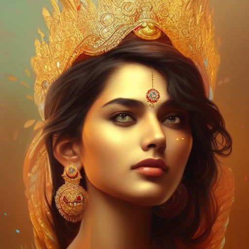 indian queen - AI Generated Artwork - NightCafe Creator