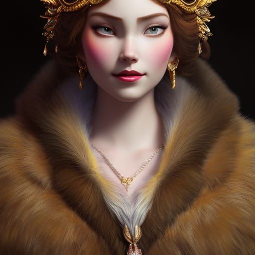 Fur Goddess - AI Generated Artwork - NightCafe Creator