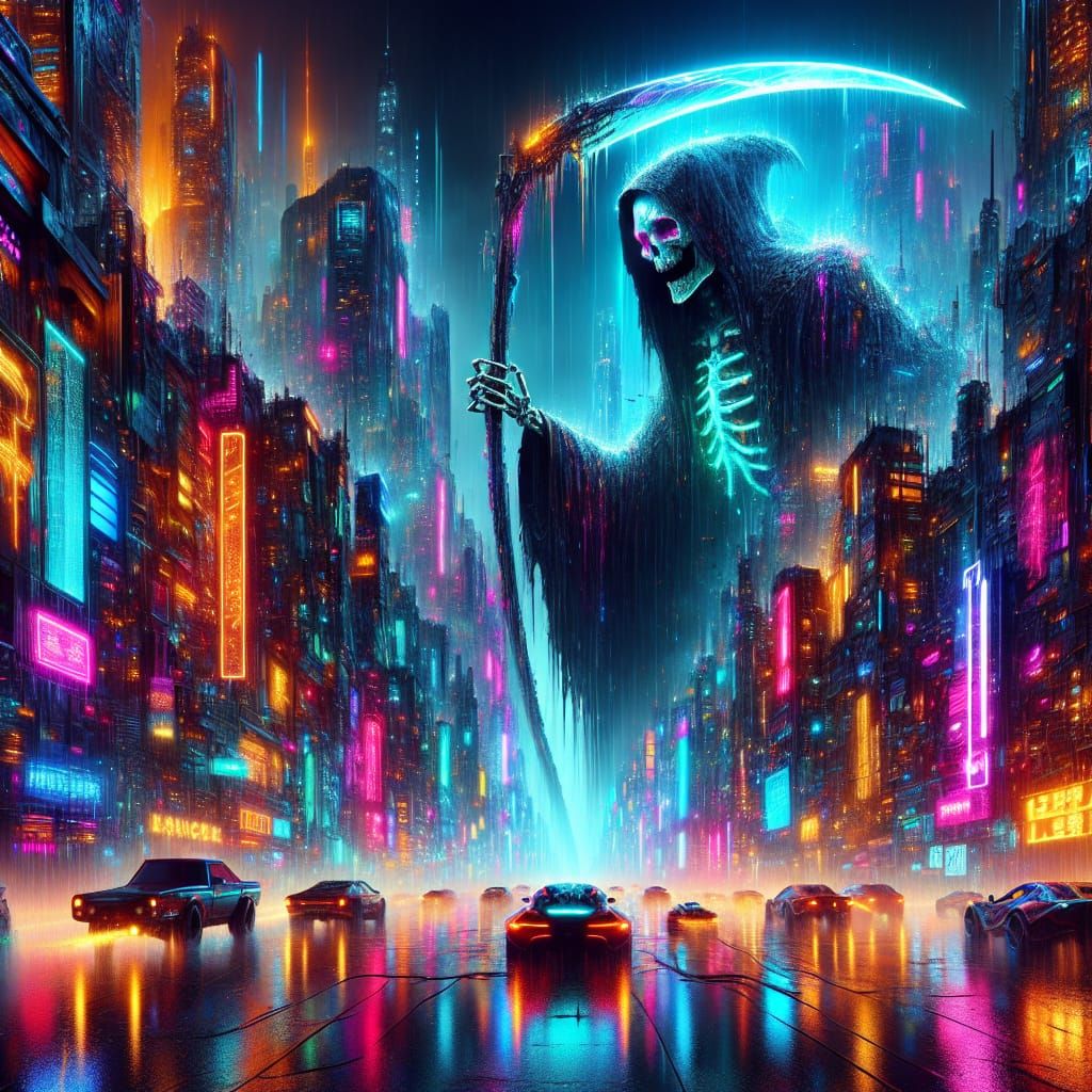 Death's Ever Watchful Eye - AI Generated Artwork - NightCafe Creator