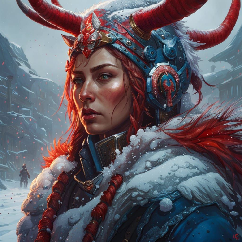 Alaska Warrior - AI Generated Artwork - NightCafe Creator