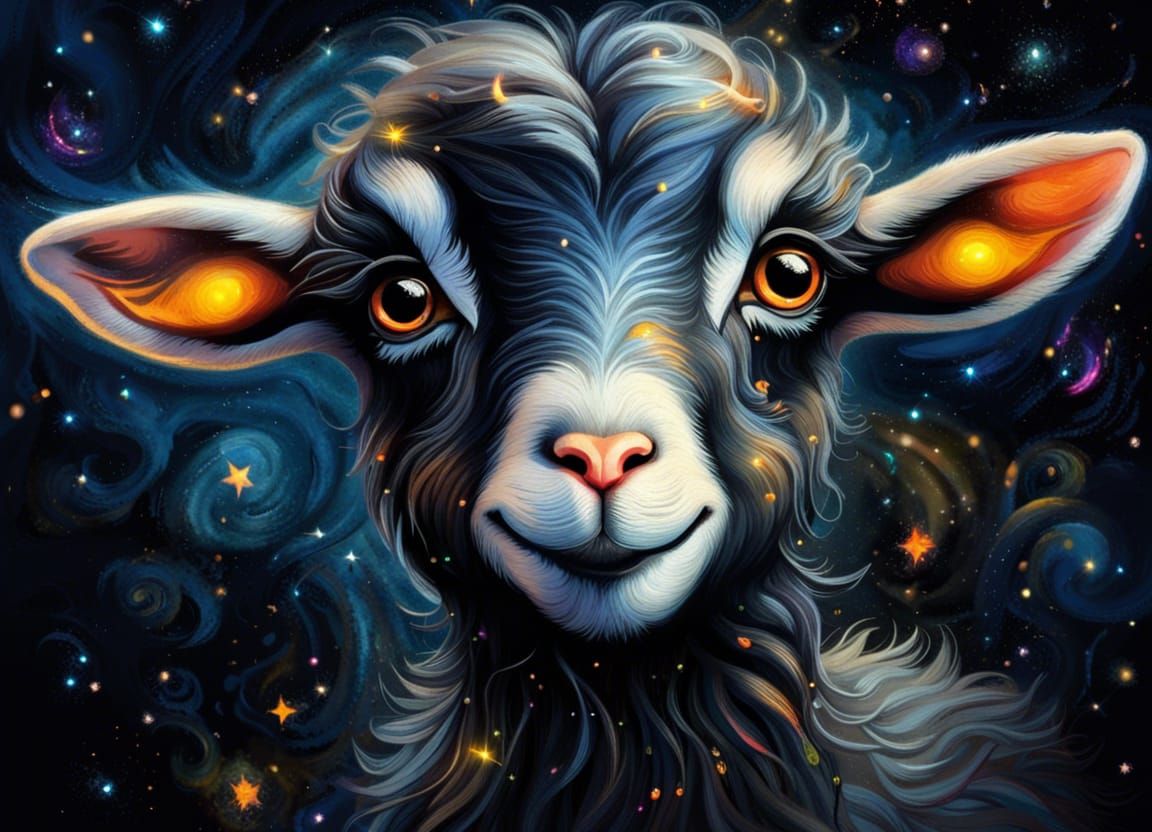 Star Goat - AI Generated Artwork - NightCafe Creator