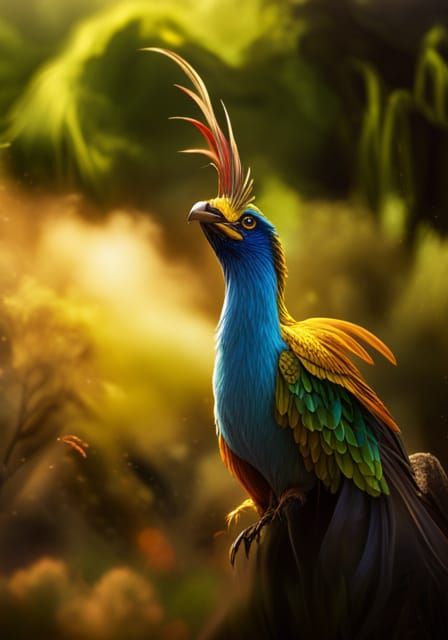 Crested Haehae - AI Generated Artwork - NightCafe Creator