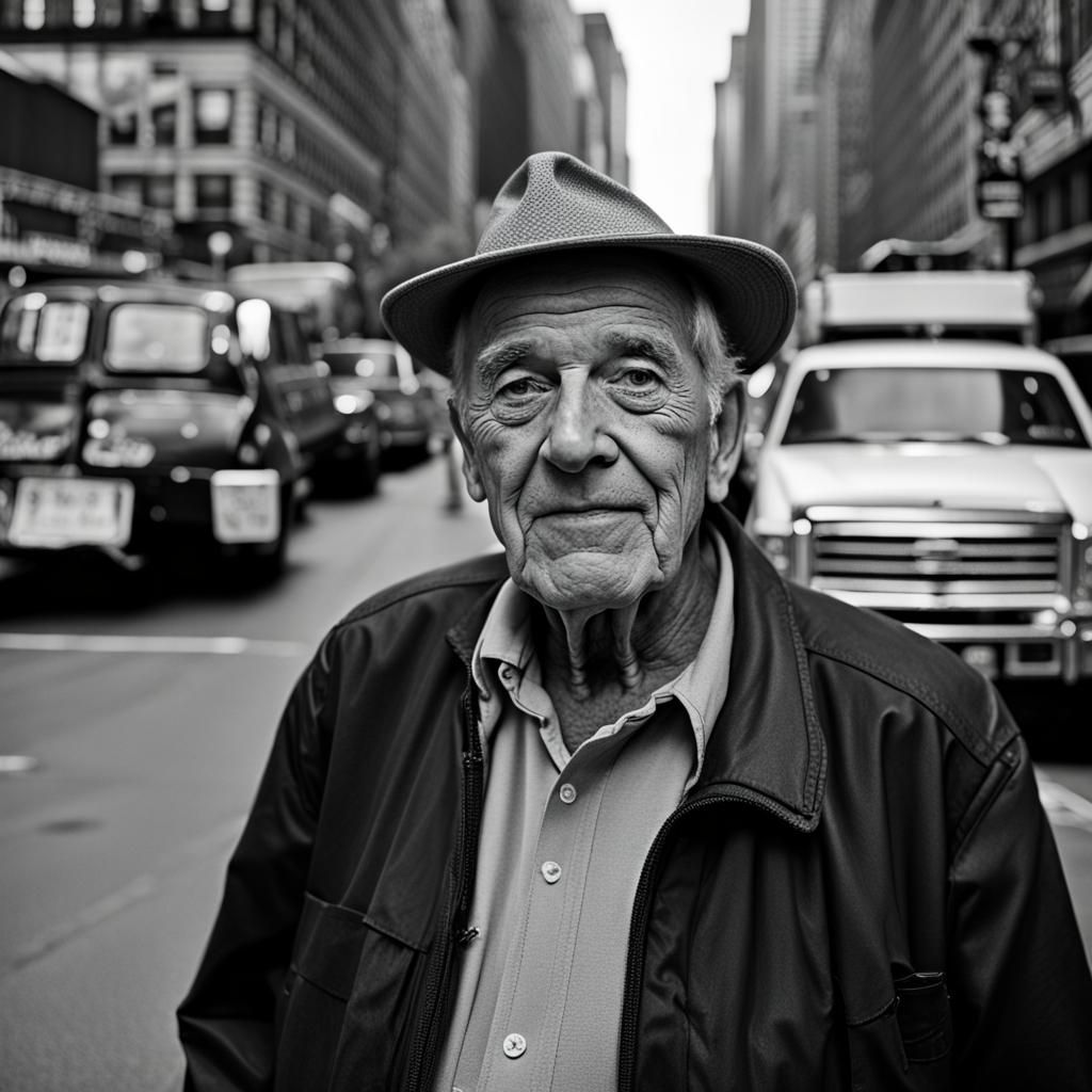 A true portrait of Bob Sacamano. New York Street photography - AI ...