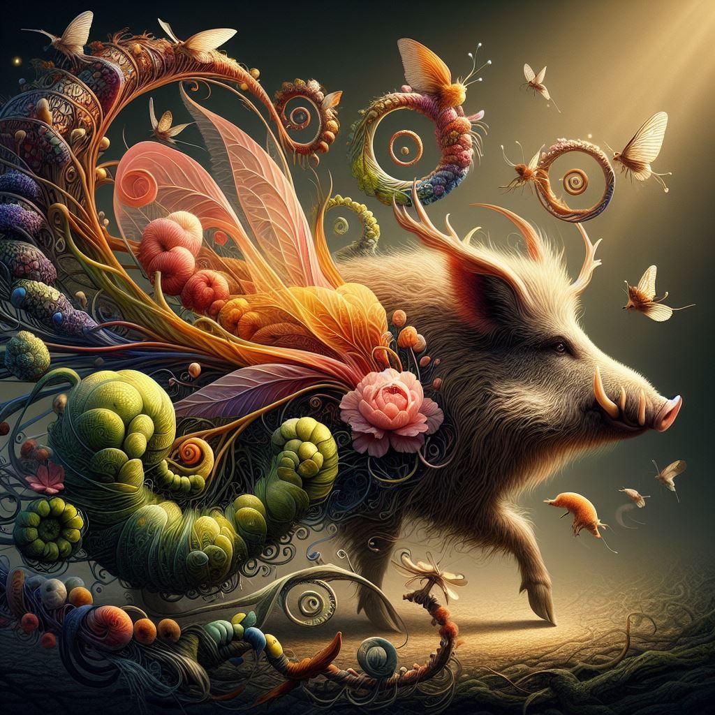 Dancing hog - AI Generated Artwork - NightCafe Creator