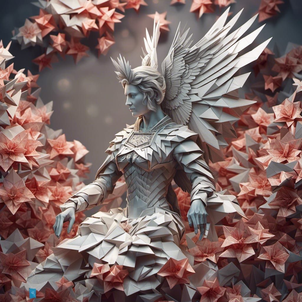 paper sculpture - AI Generated Artwork - NightCafe Creator
