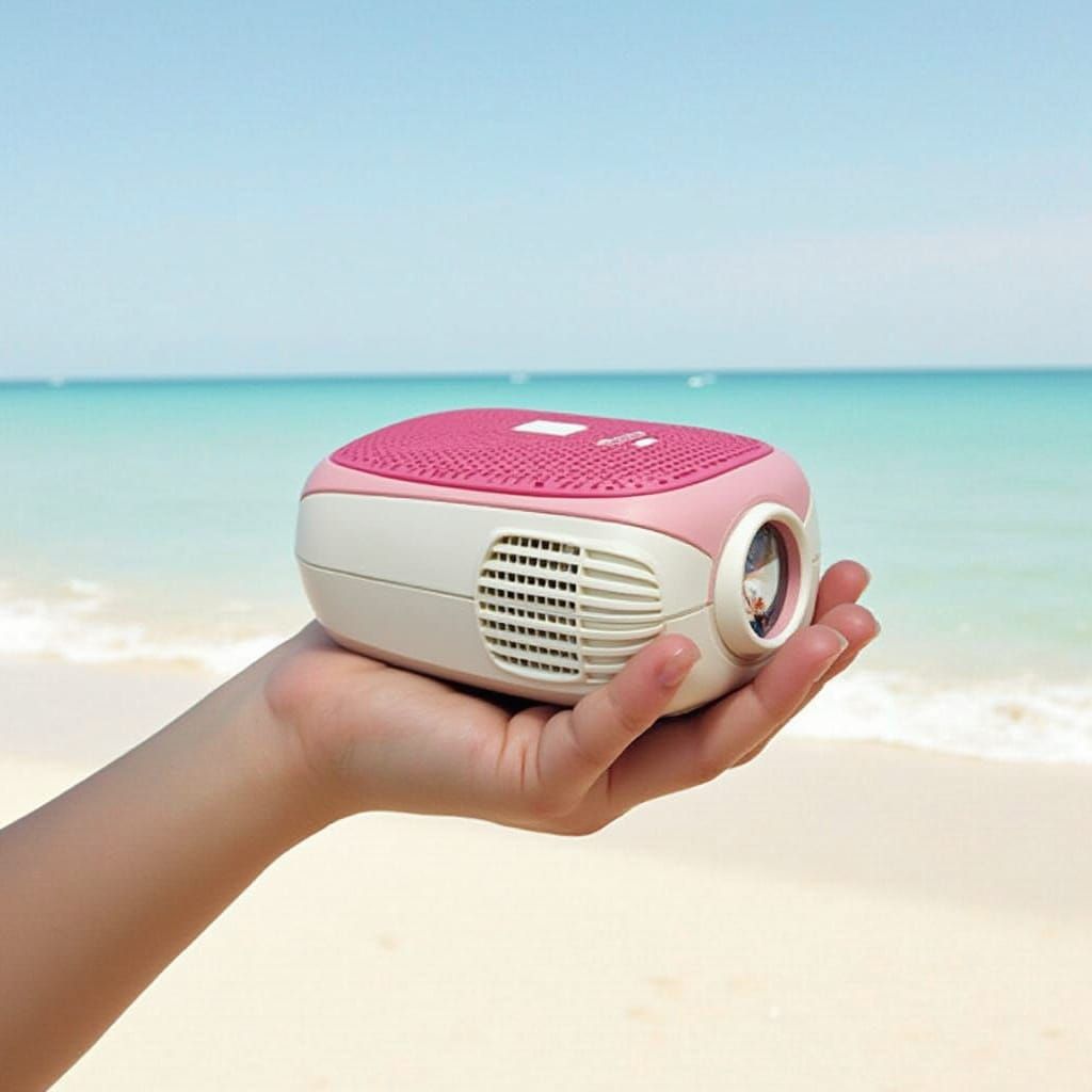 Portable Mini Projector for Kids in Colorful Desig... - AI Art