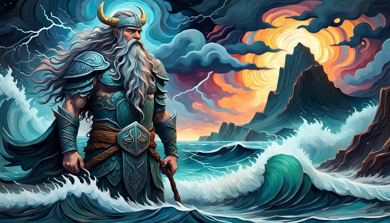 Njord the Norse God of the Seas - AI Generated Artwork - NightCafe Creator