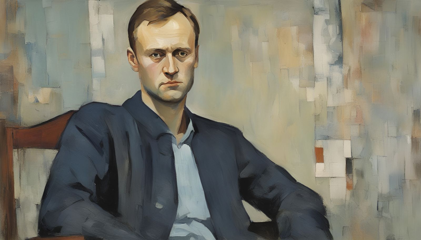 Portrait of Alexei Navalny, by Modigliani - AI Generated Artwork ...