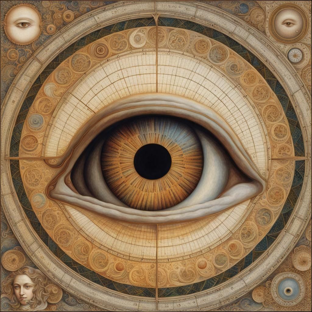 fibonacci eye of God - AI Generated Artwork - NightCafe Creator