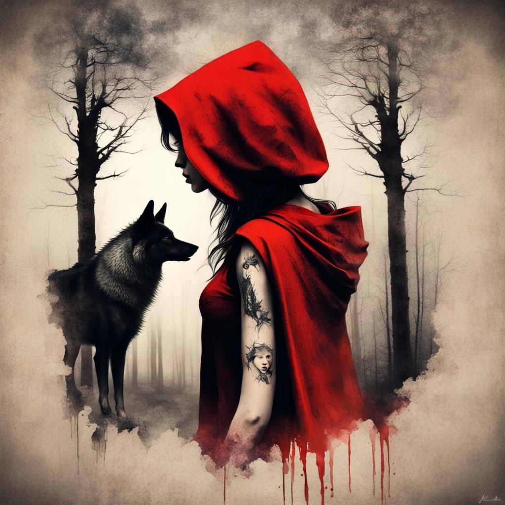 Little Red Riding Hood - AI Generated Artwork - NightCafe Creator