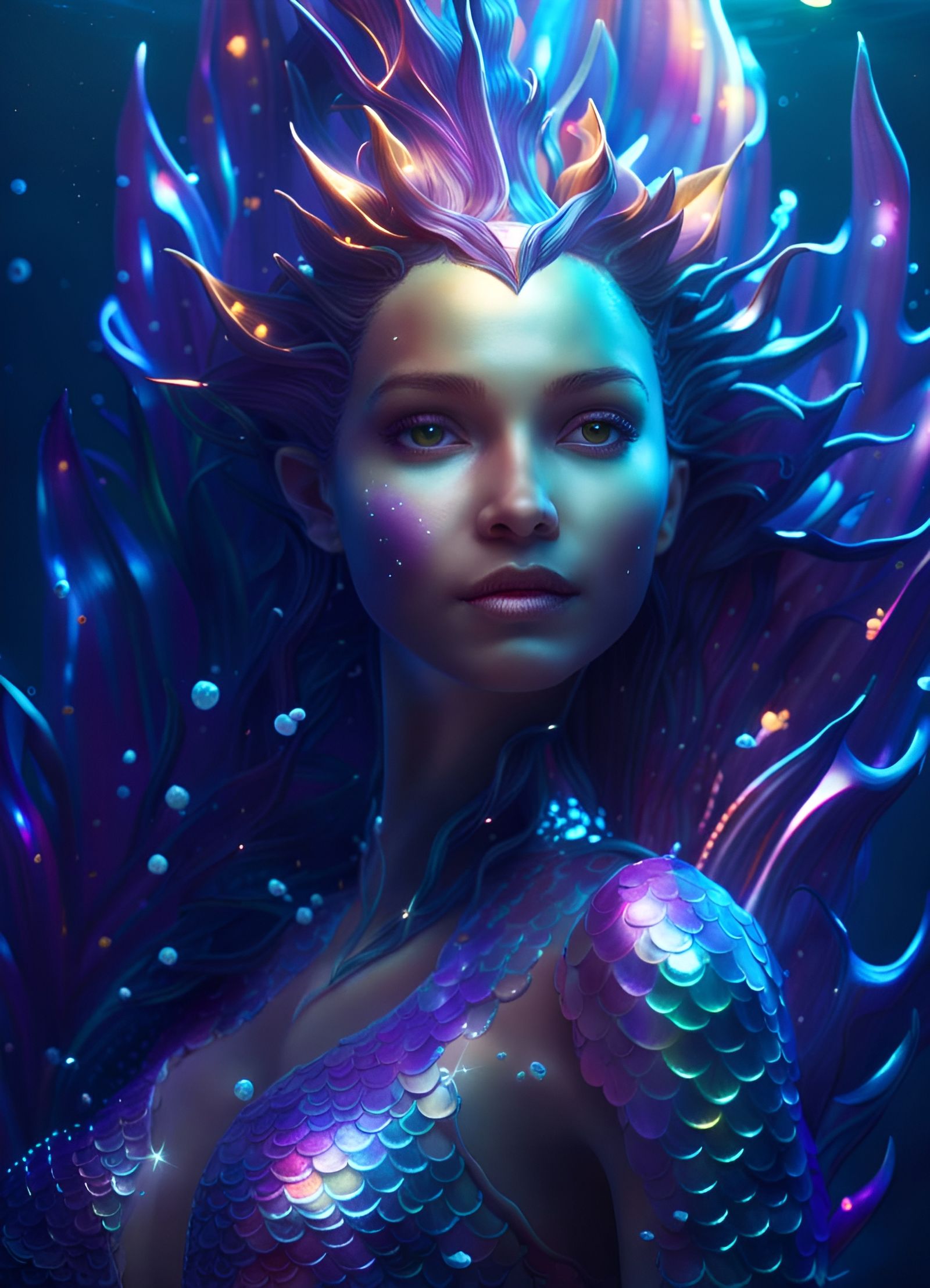 Beautiful mermaid - AI Generated Artwork - NightCafe Creator