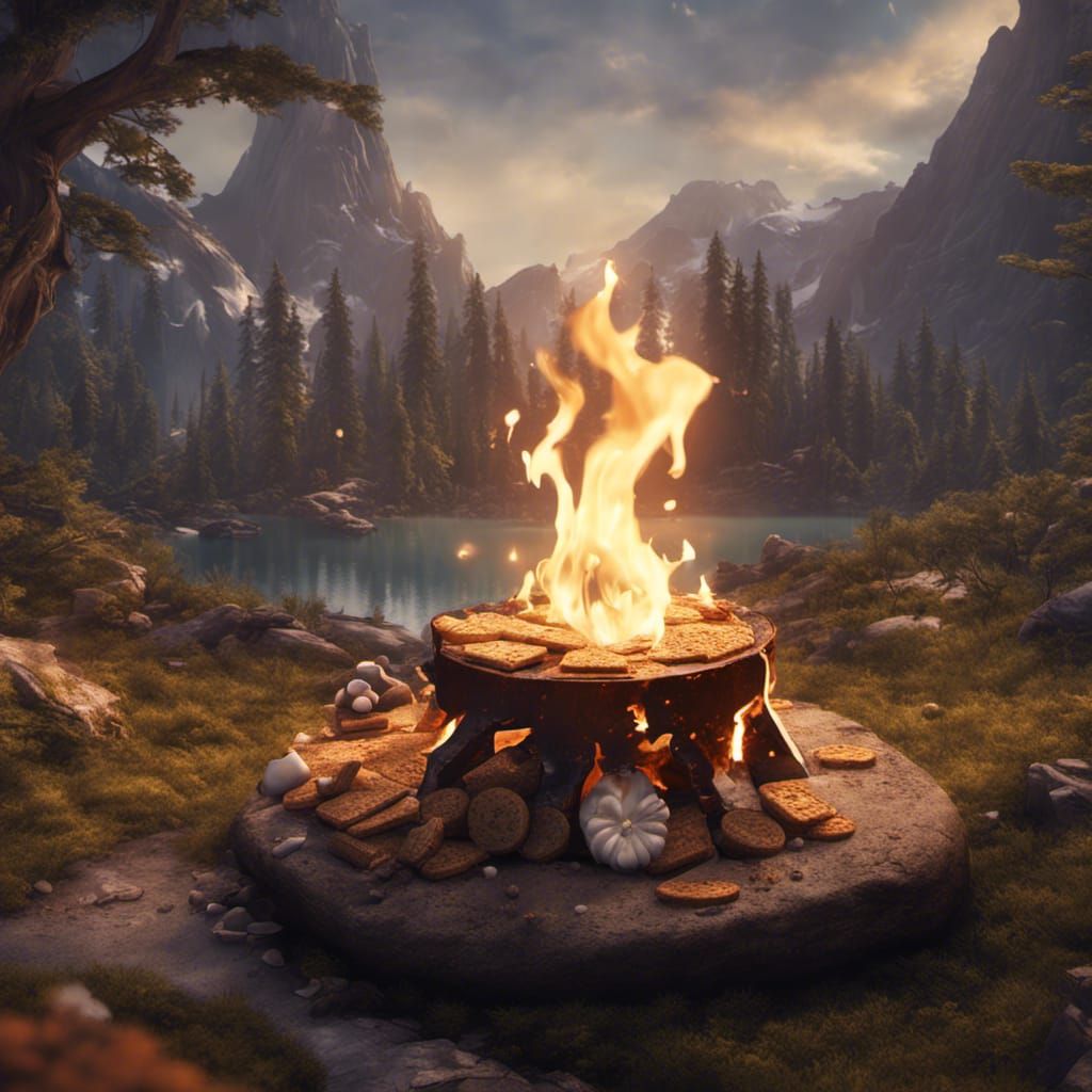S'mores (snaccident variant) - AI Generated Artwork - NightCafe Creator