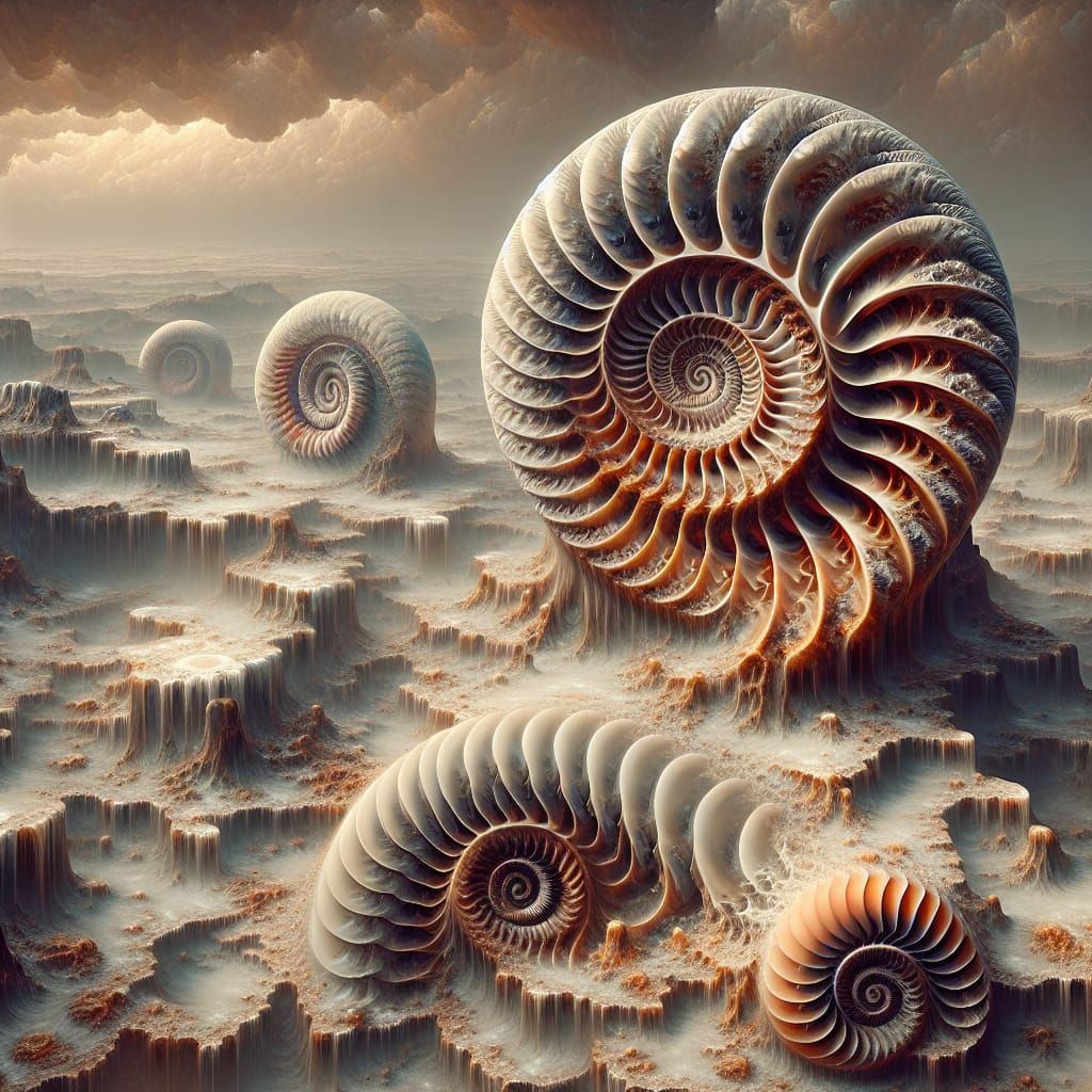 fossils - AI Generated Artwork - NightCafe Creator