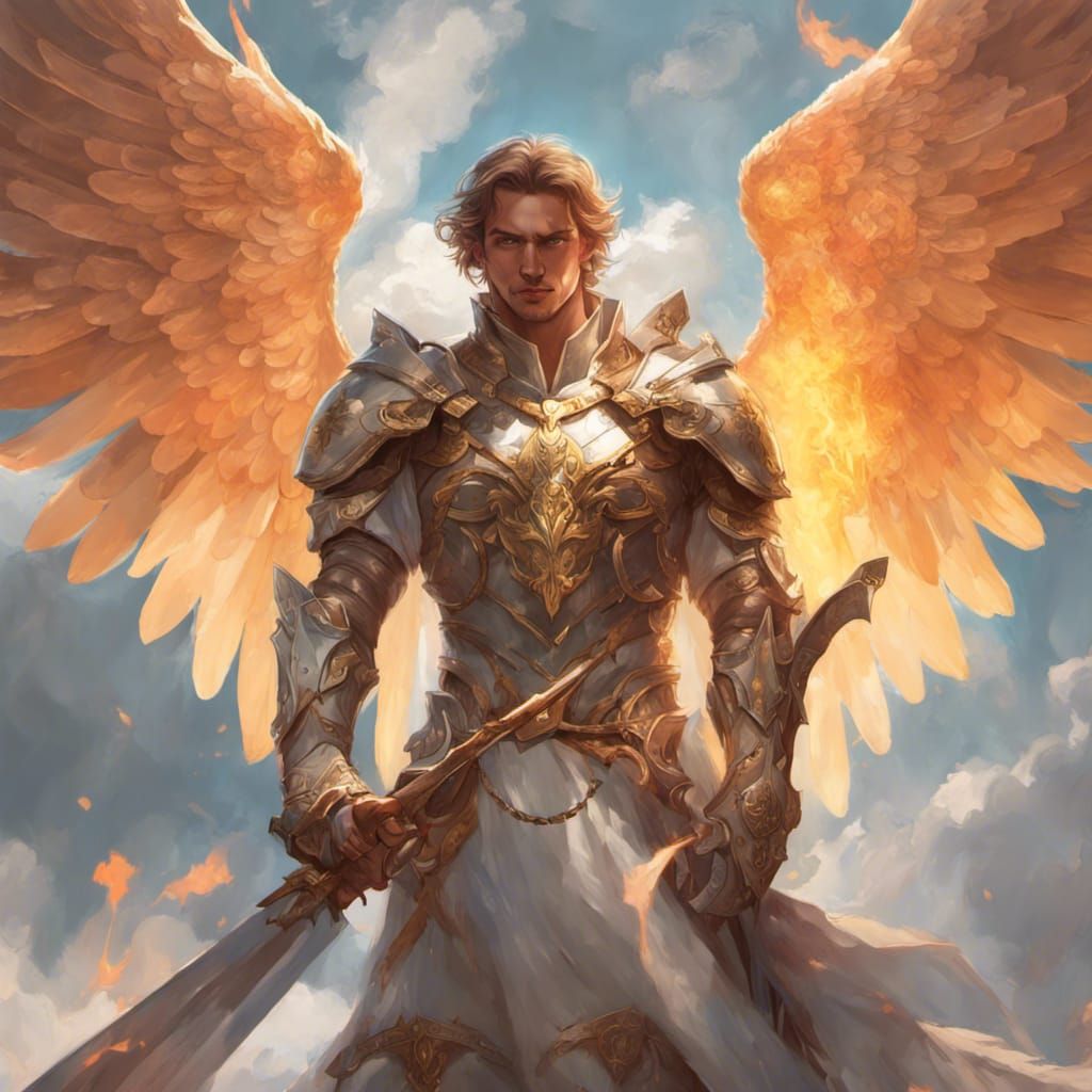 Warrior Angel - AI Generated Artwork - NightCafe Creator