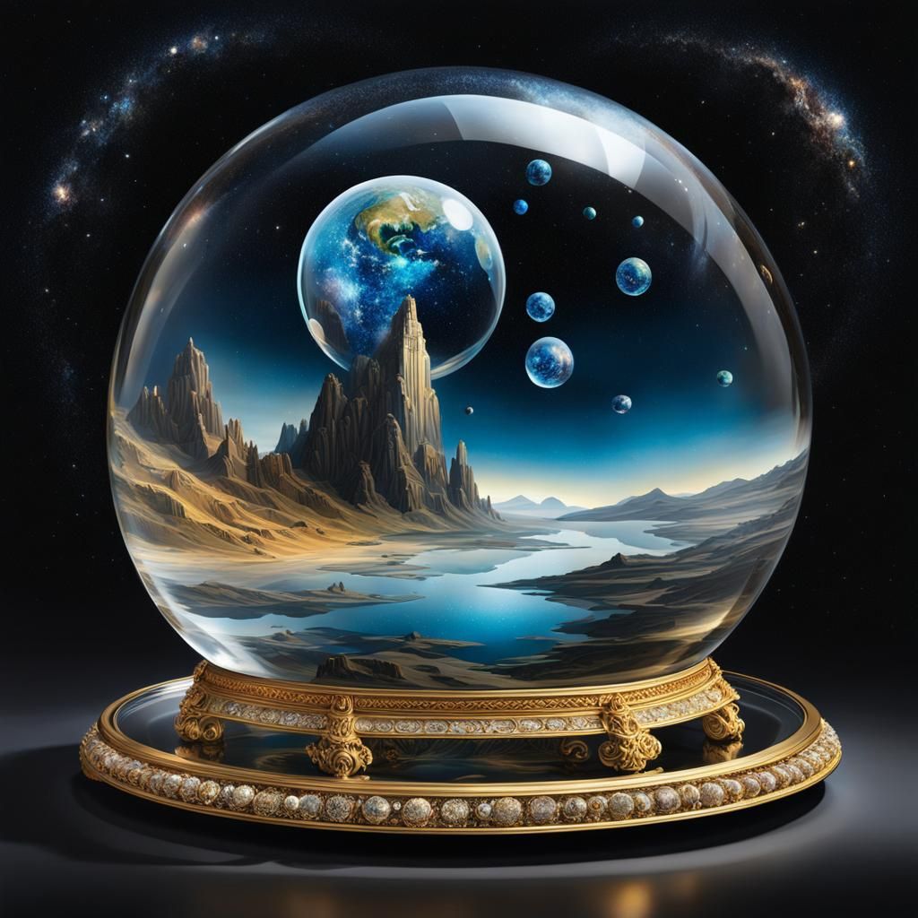 Crystal ball - AI Generated Artwork - NightCafe Creator