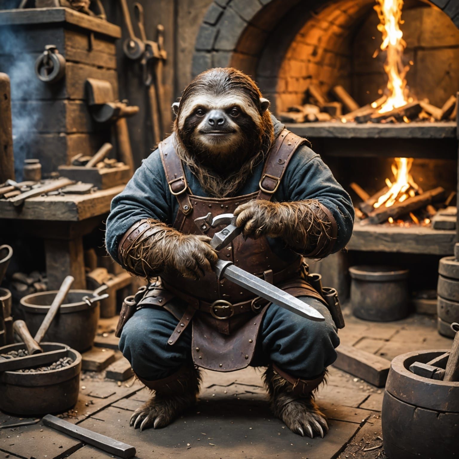lazy dwarf, sloth disorder blacksmithing