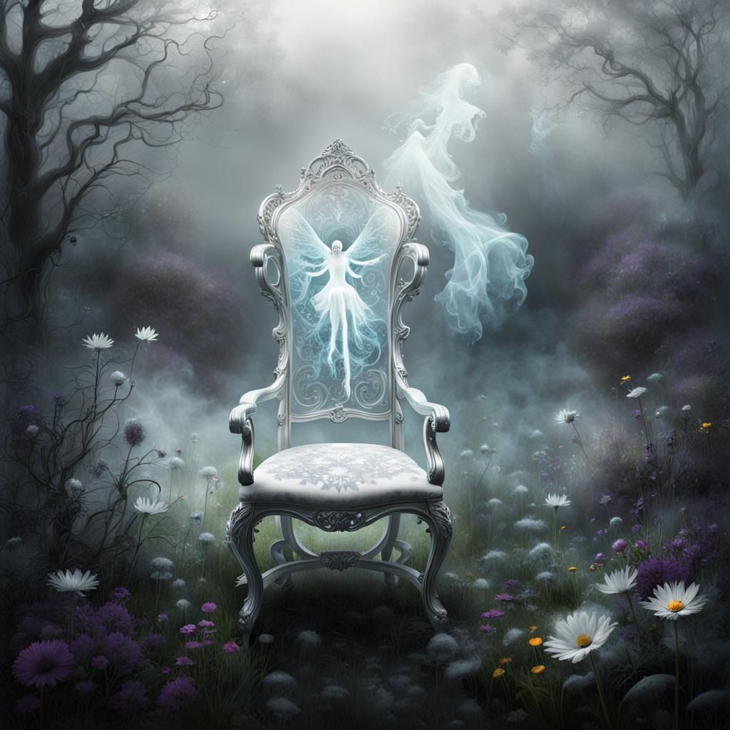 Haunted fairy garden - AI Generated Artwork - NightCafe Creator