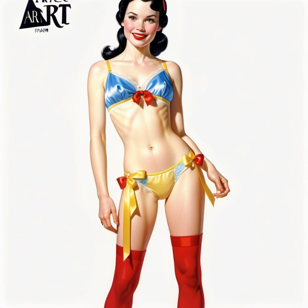 Snow White underwear - AI Generated Artwork - NightCafe Creator