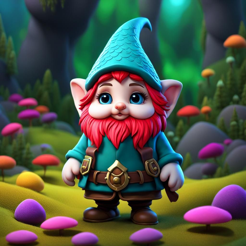 mouse-gnome - game character - AI Generated Artwork - NightCafe Creator