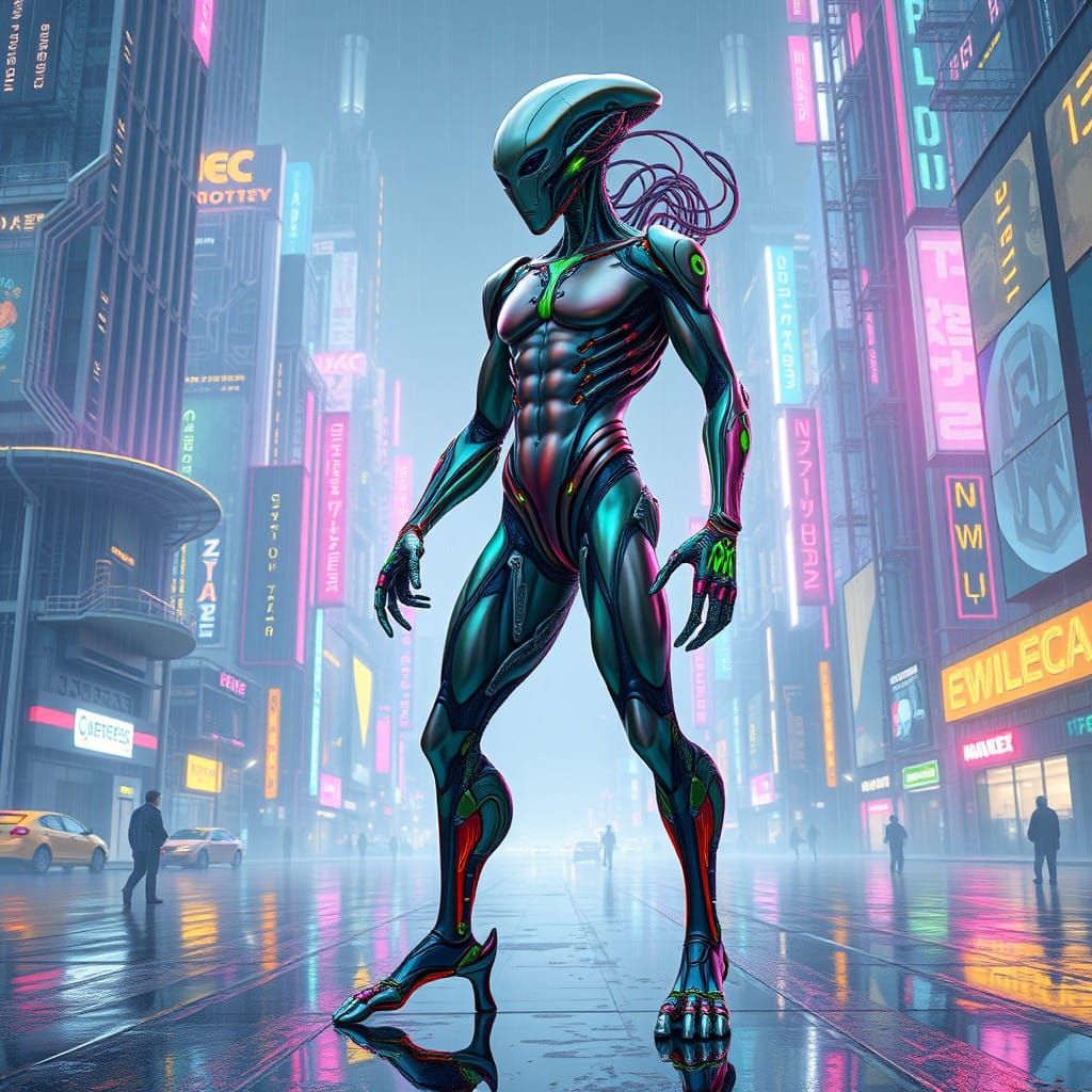Alien Cyberpunk👽⚡ - Alien Cyberpunk👽⚡