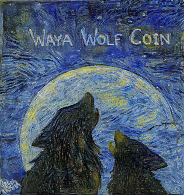 Waya Wolf Coin - AI Generated Artwork - NightCafe Creator