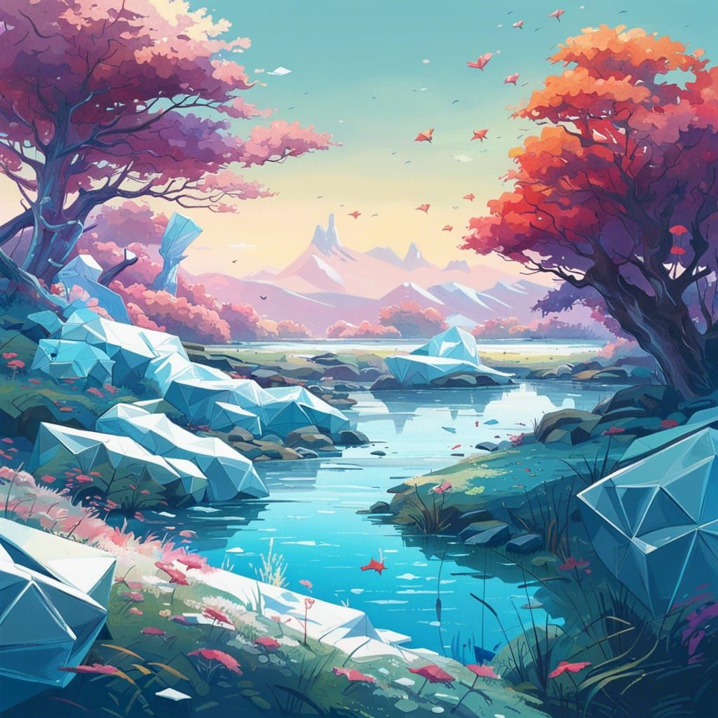 Spring Melt - AI Generated Artwork - NightCafe Creator