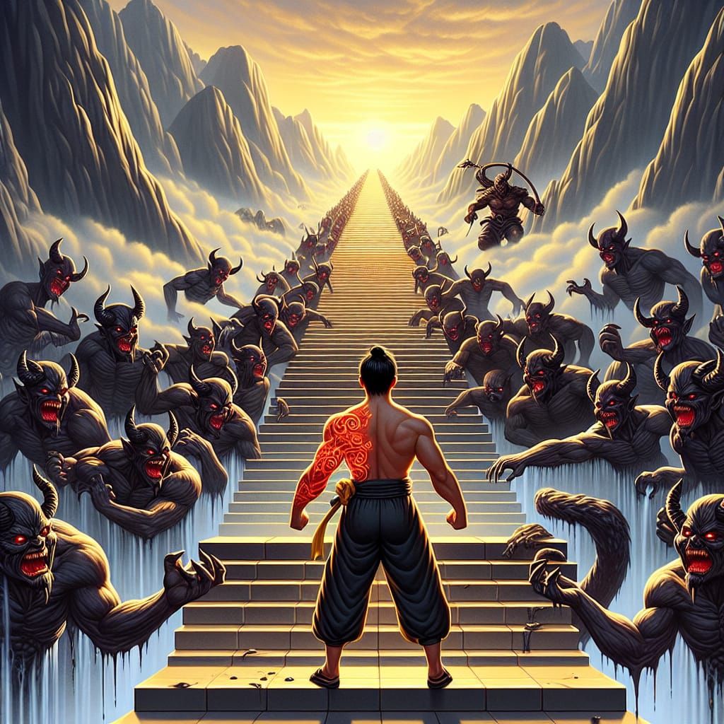 The trials of life - AI Generated Artwork - NightCafe Creator