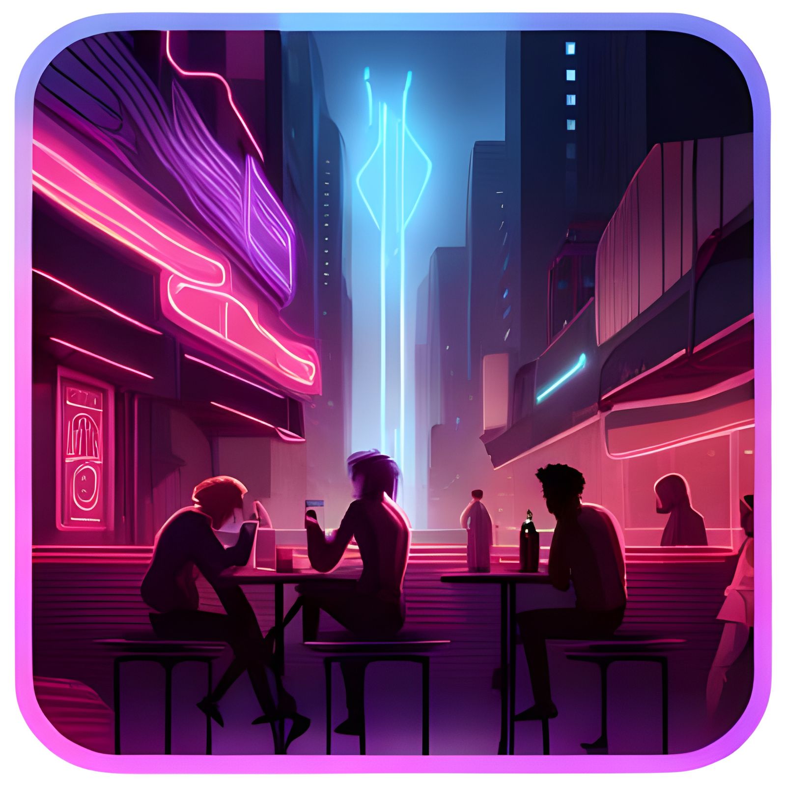 A night café - AI Generated Artwork - NightCafe Creator