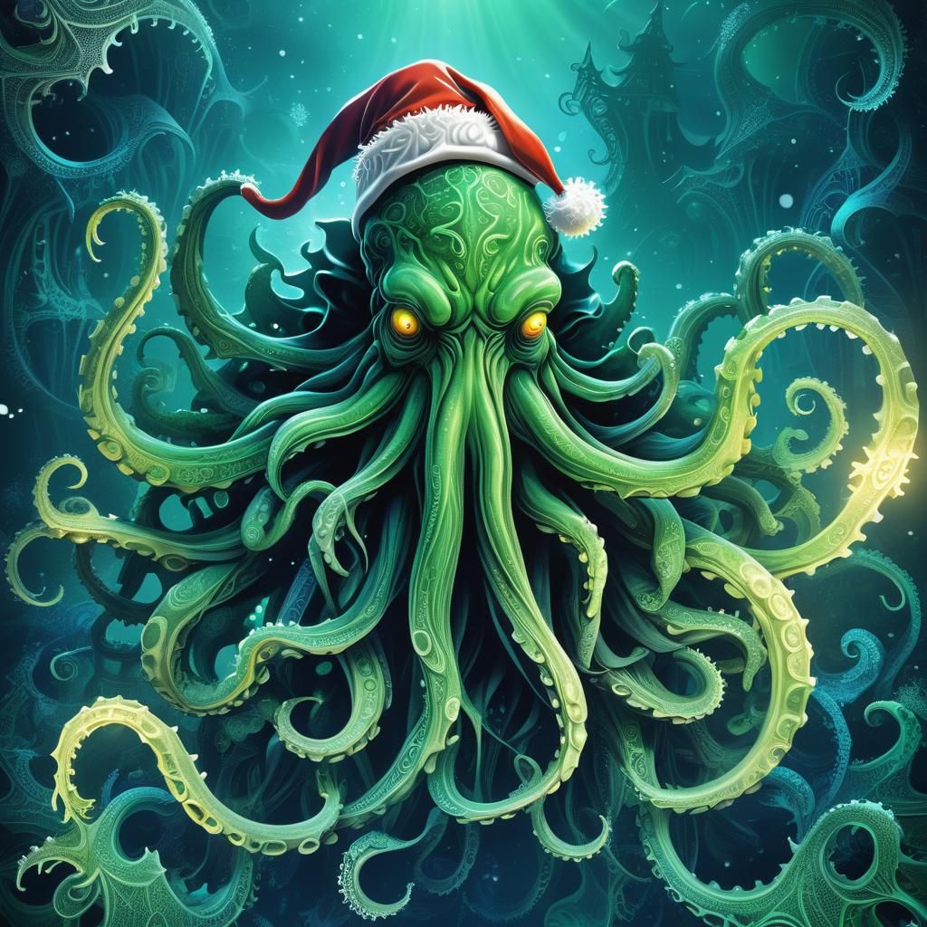 A Cthulhu Christmas - Cthulhu Celebrates a Haunting Holiday ...