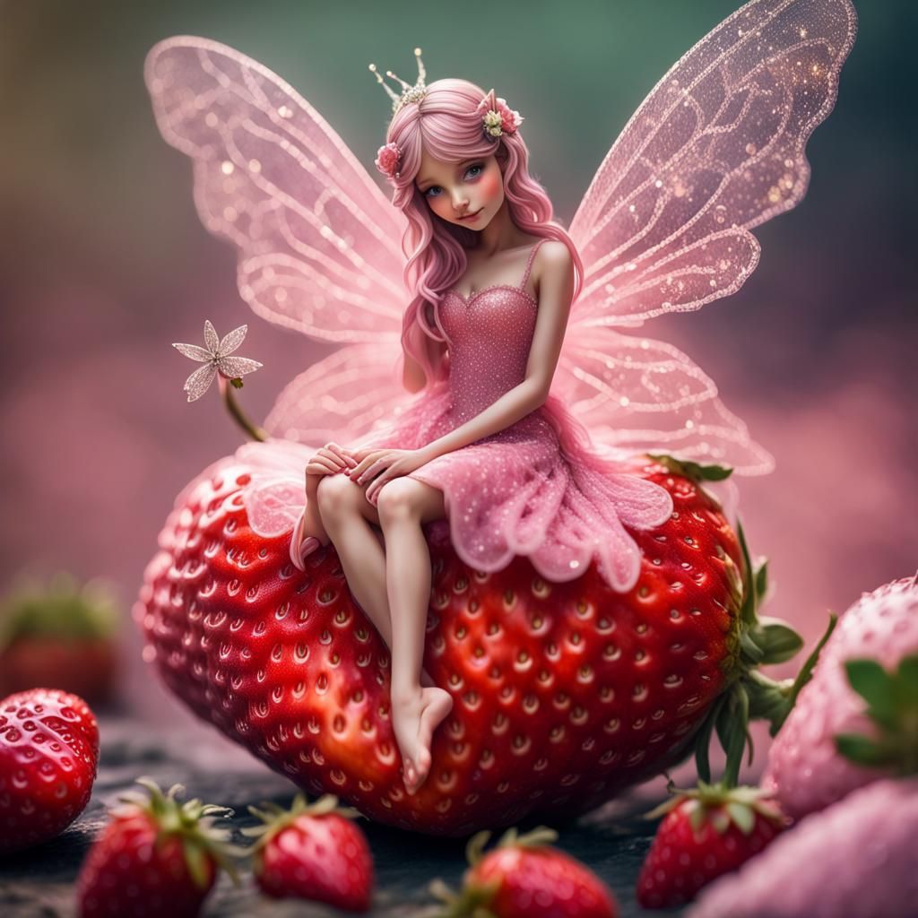 Berry Faery - AI Generated Artwork - NightCafe Creator