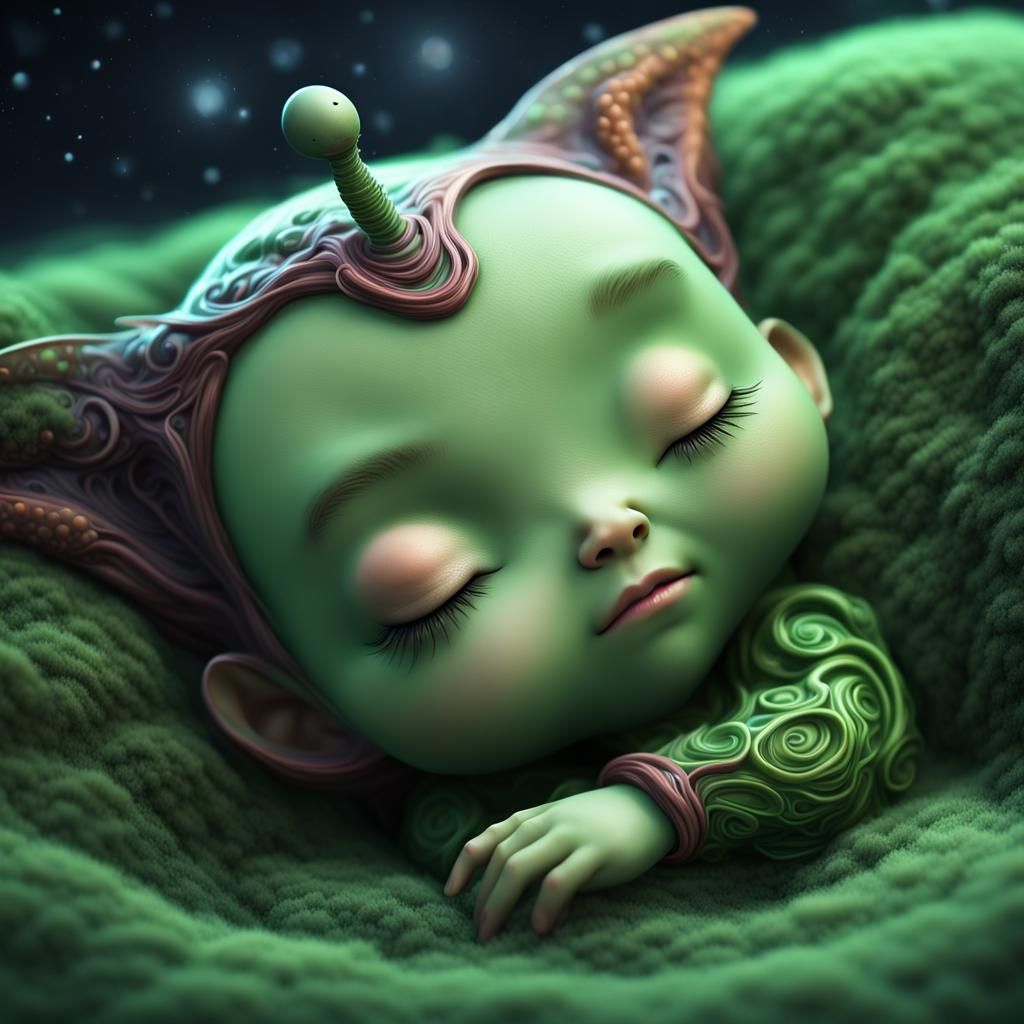 Babies & Aliens Series - AI Generated Artwork - NightCafe Creator