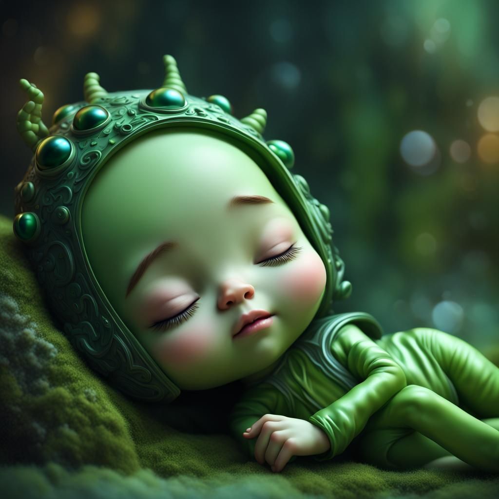 Babies & Aliens Series - AI Generated Artwork - NightCafe Creator