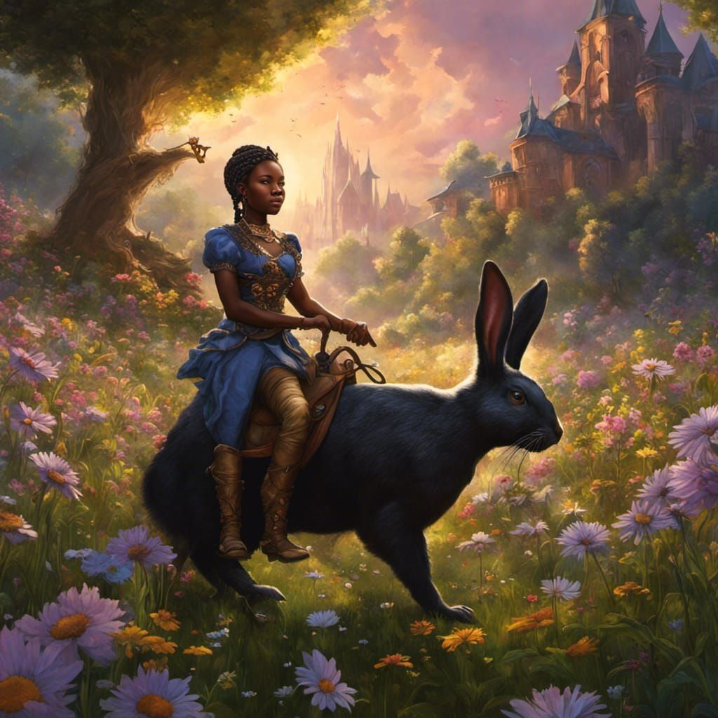 Rabbit Rider II - AI Generated Artwork - NightCafe Creator