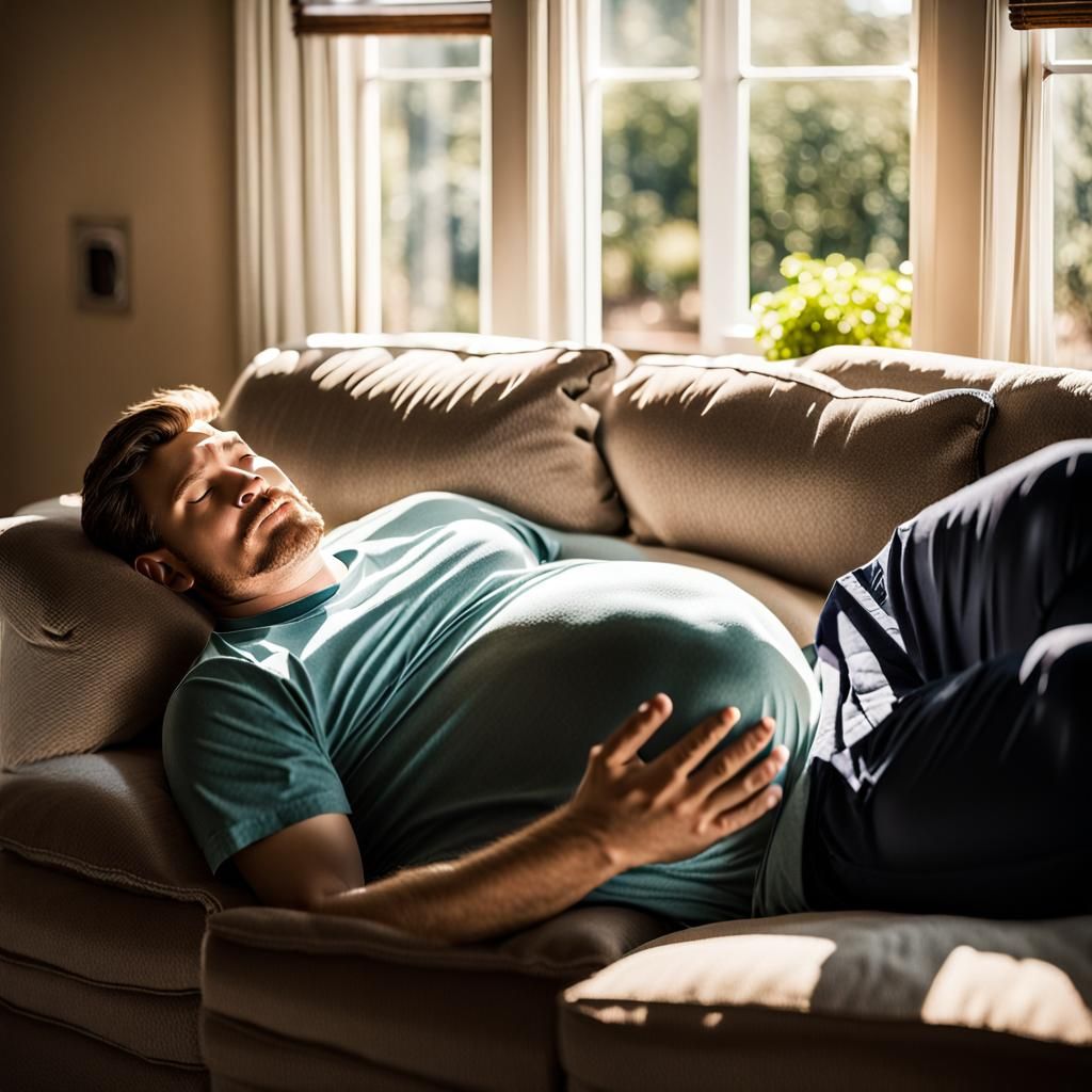 trying to get comfortable (Mpreg) - AI Generated Artwork - NightCafe ...