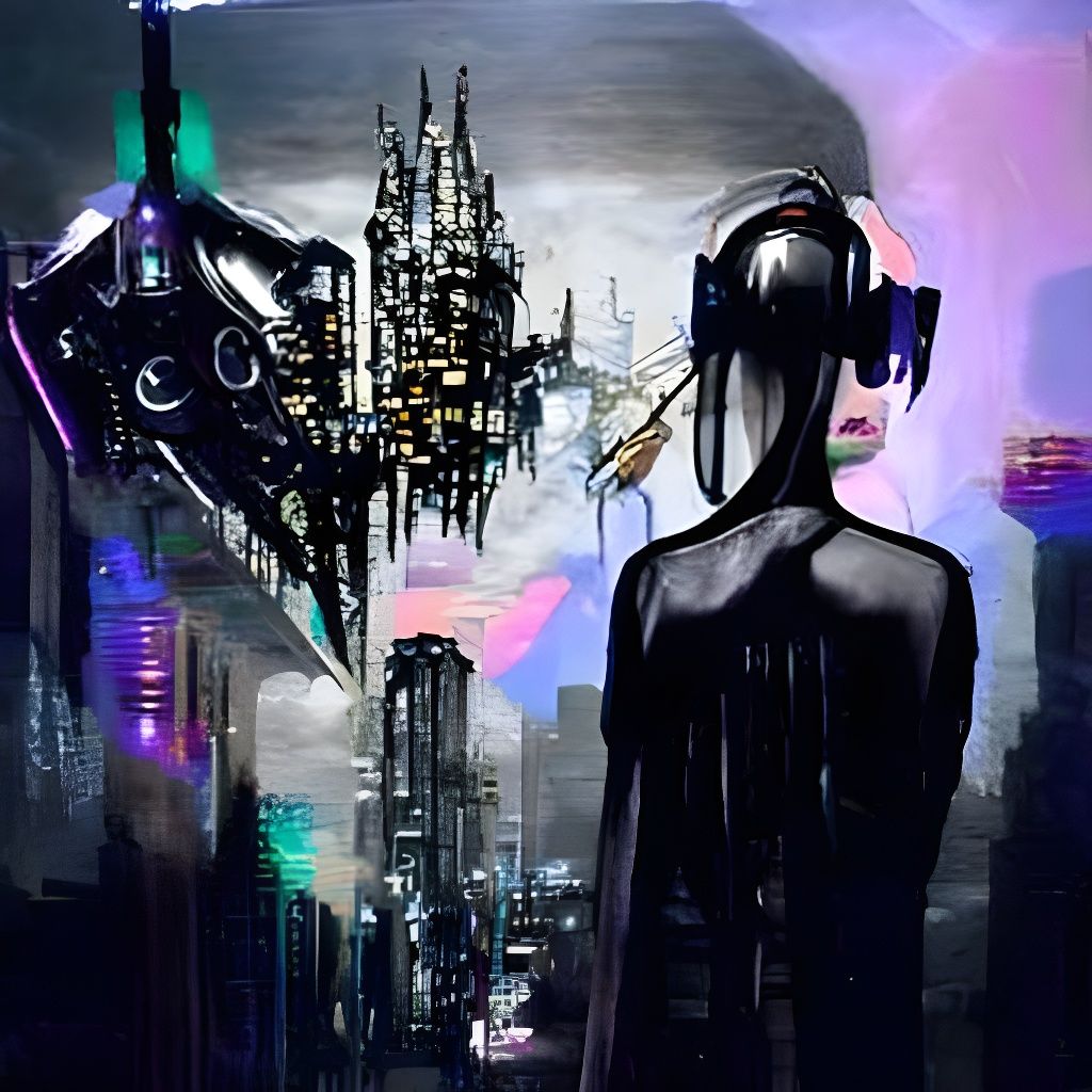Yet Still Nobody Hears dreamcore gothic art mysterious cyberpunk ...